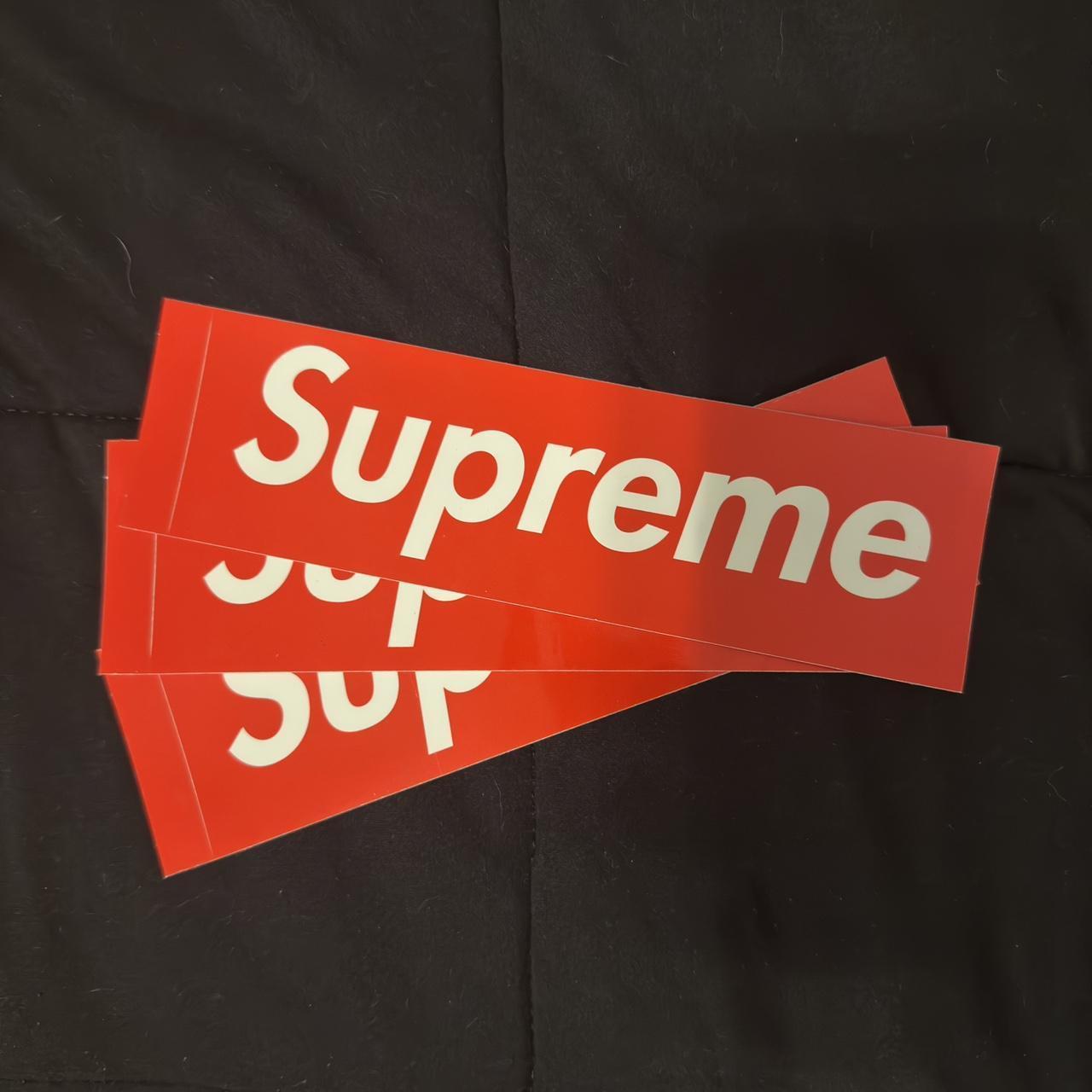 Supreme sticker (3 pack) 100% authentic - Depop