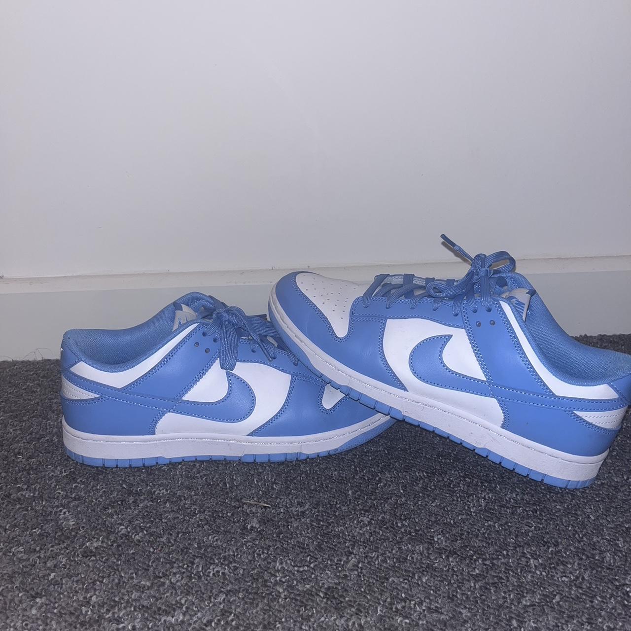 Nike University Blue dunk low - open to offers - Depop