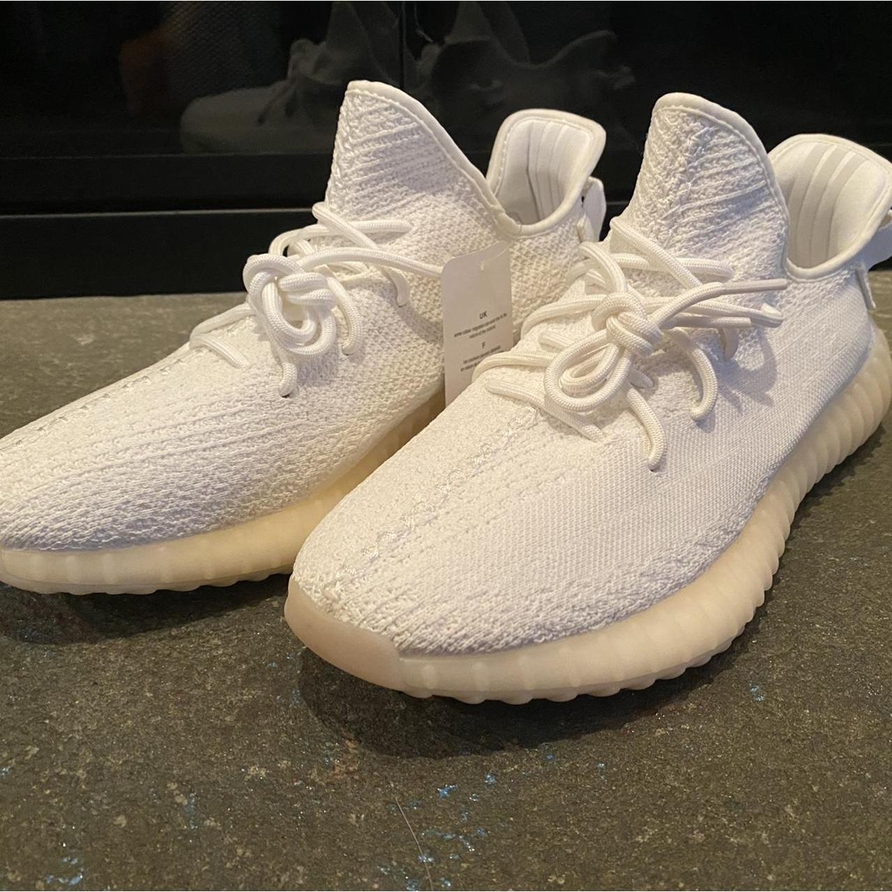 brand new w/ tags Yeezy boost 350 V2 triple cream... - Depop