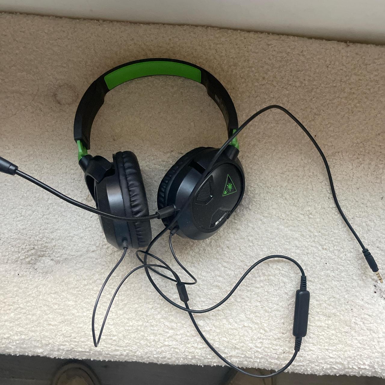 Turtle Beach black and green headset #gaming | Depop