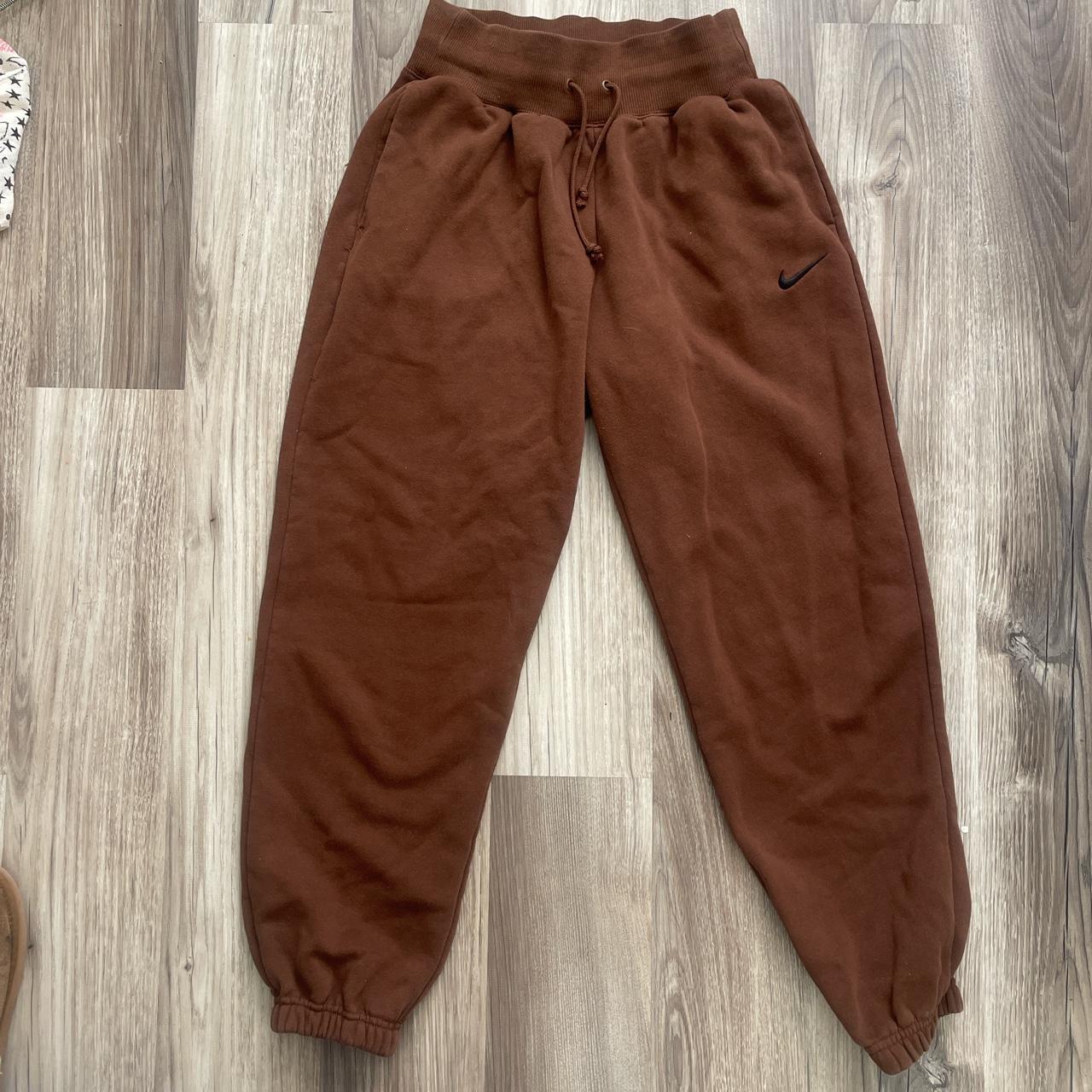 Nike Women's Brown Joggers-tracksuits | Depop