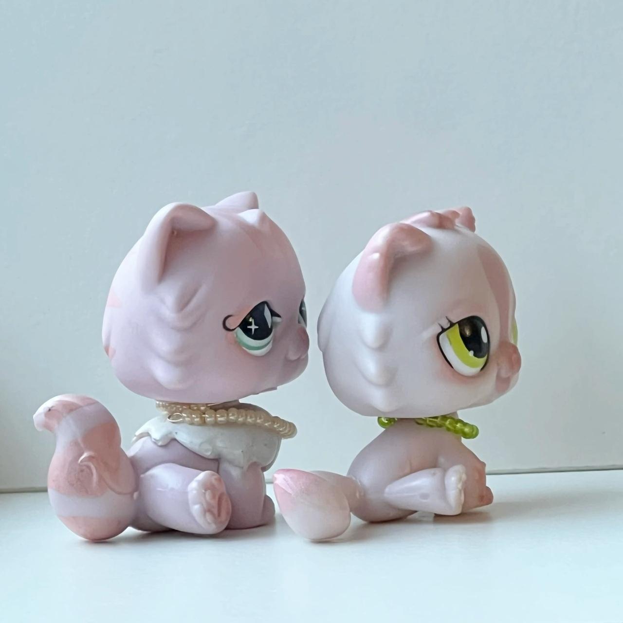 Littlest Pet Shop LPS #460 and #1083 with necklaces... - Depop