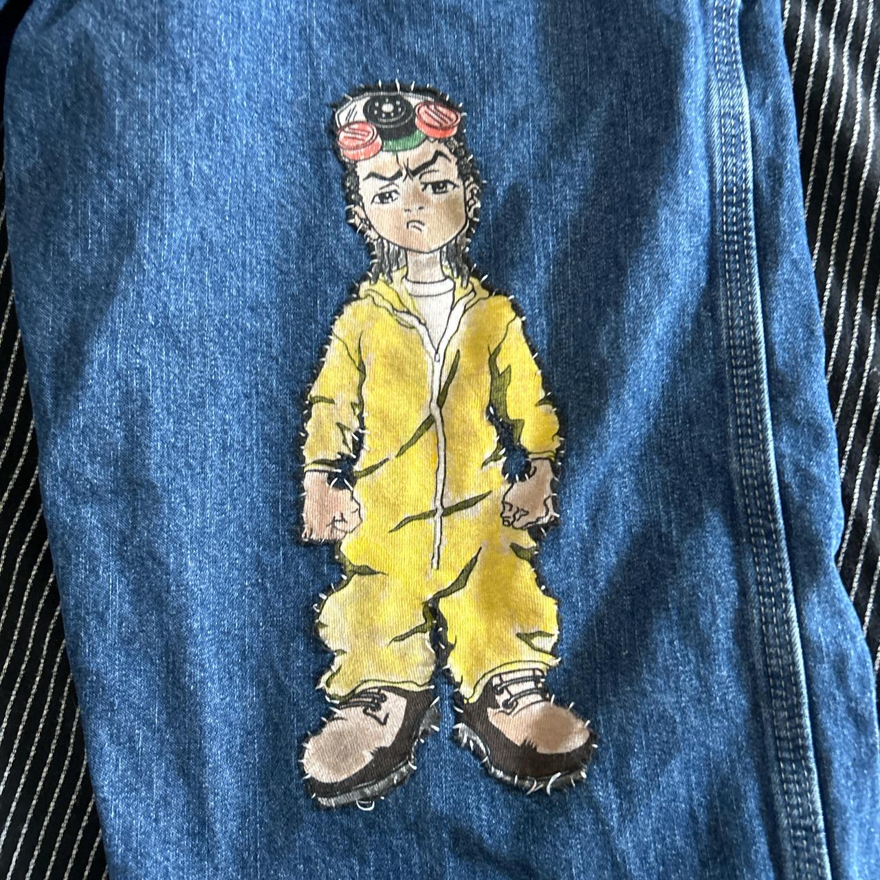 boondocks x breaking bad embroidered denim 1/1 - Depop