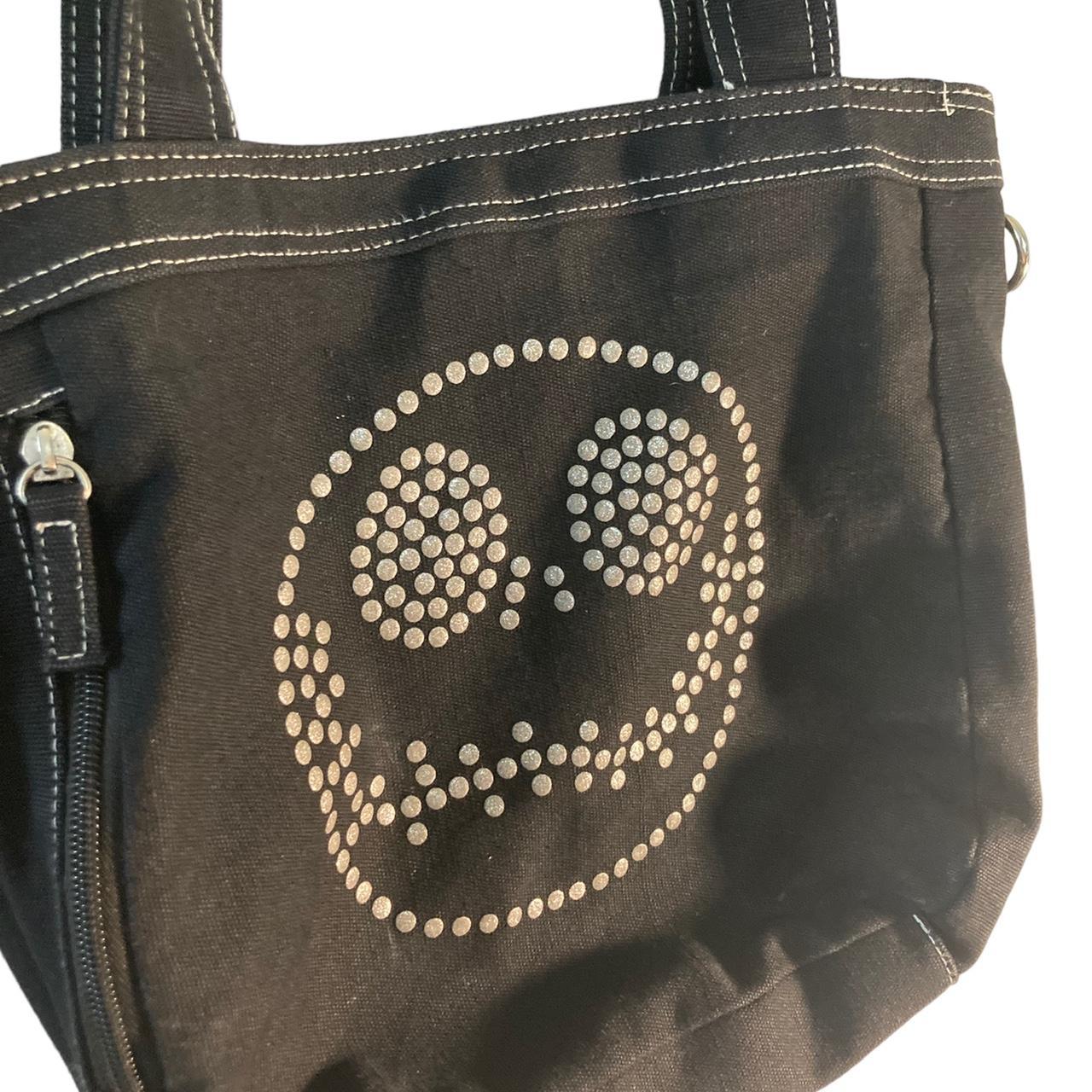 Hot Topic Women's Black and White Bag | Depop