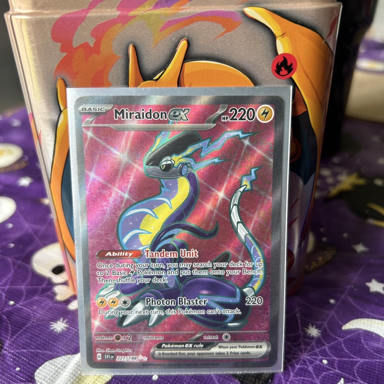 Miraidon EX Tandem Unit card #PokemonTCG #TradingCards - Depop