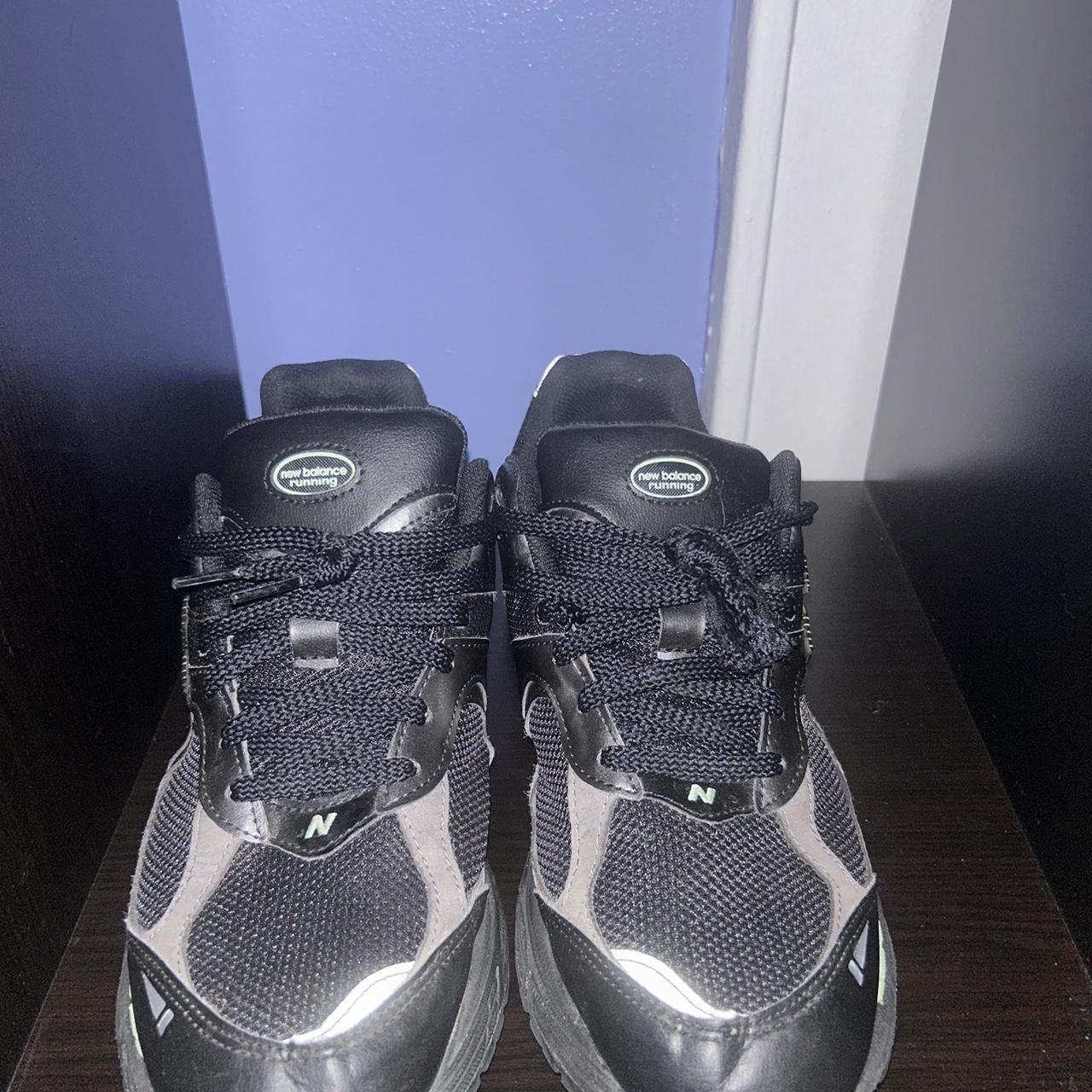 New balance 2002r black and green calm colorway good... - Depop