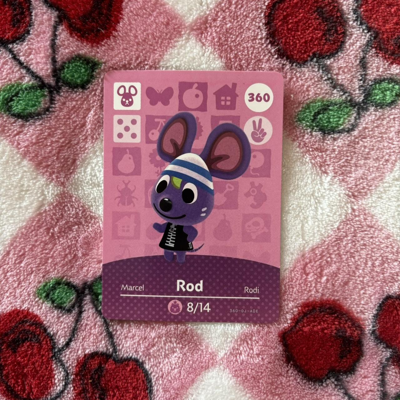 ACNH amiibo card — Rod #360 Animal Crossing New... - Depop
