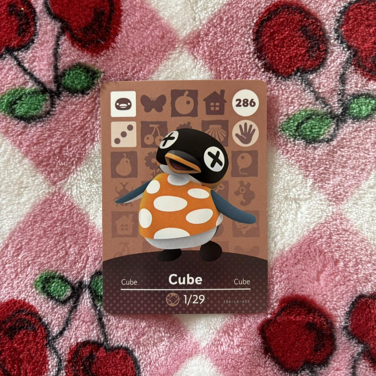 ACNH amiibo card — Cube #286 Animal Crossing New... - Depop