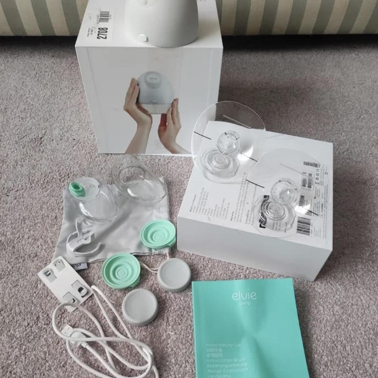 Elvie pump With box All parts and accessories - Depop