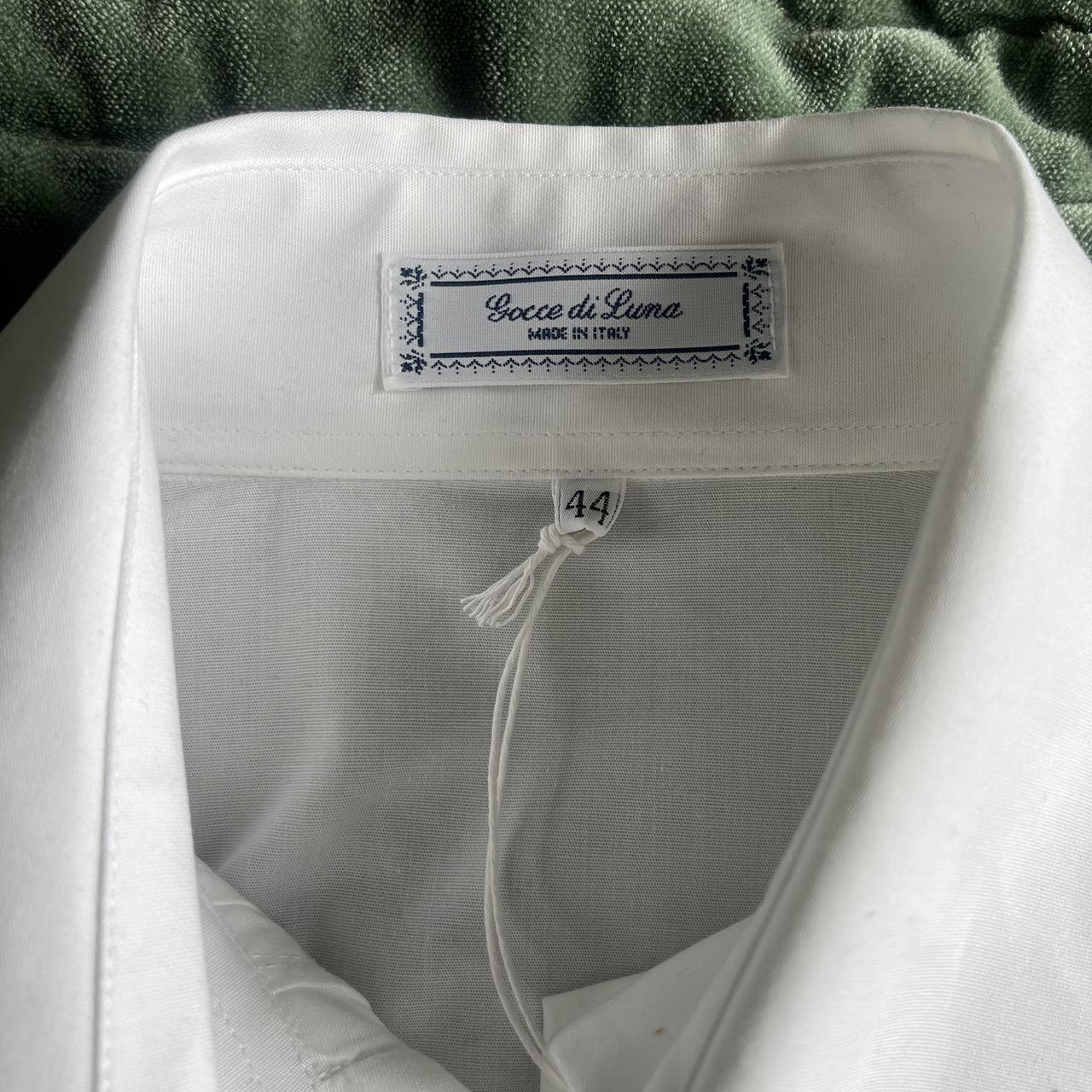 Italian made white shirt Amazing detail Brand new... - Depop