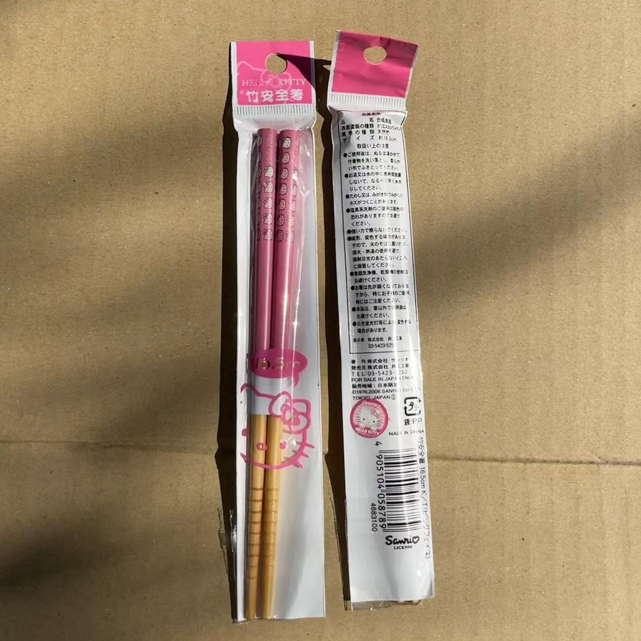 collectible hello kitty mini chopsticks (16.5cm... - Depop