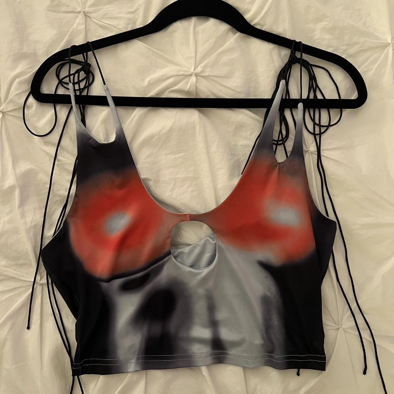 Cape Clique crop top Only worn once Tie straps - Depop