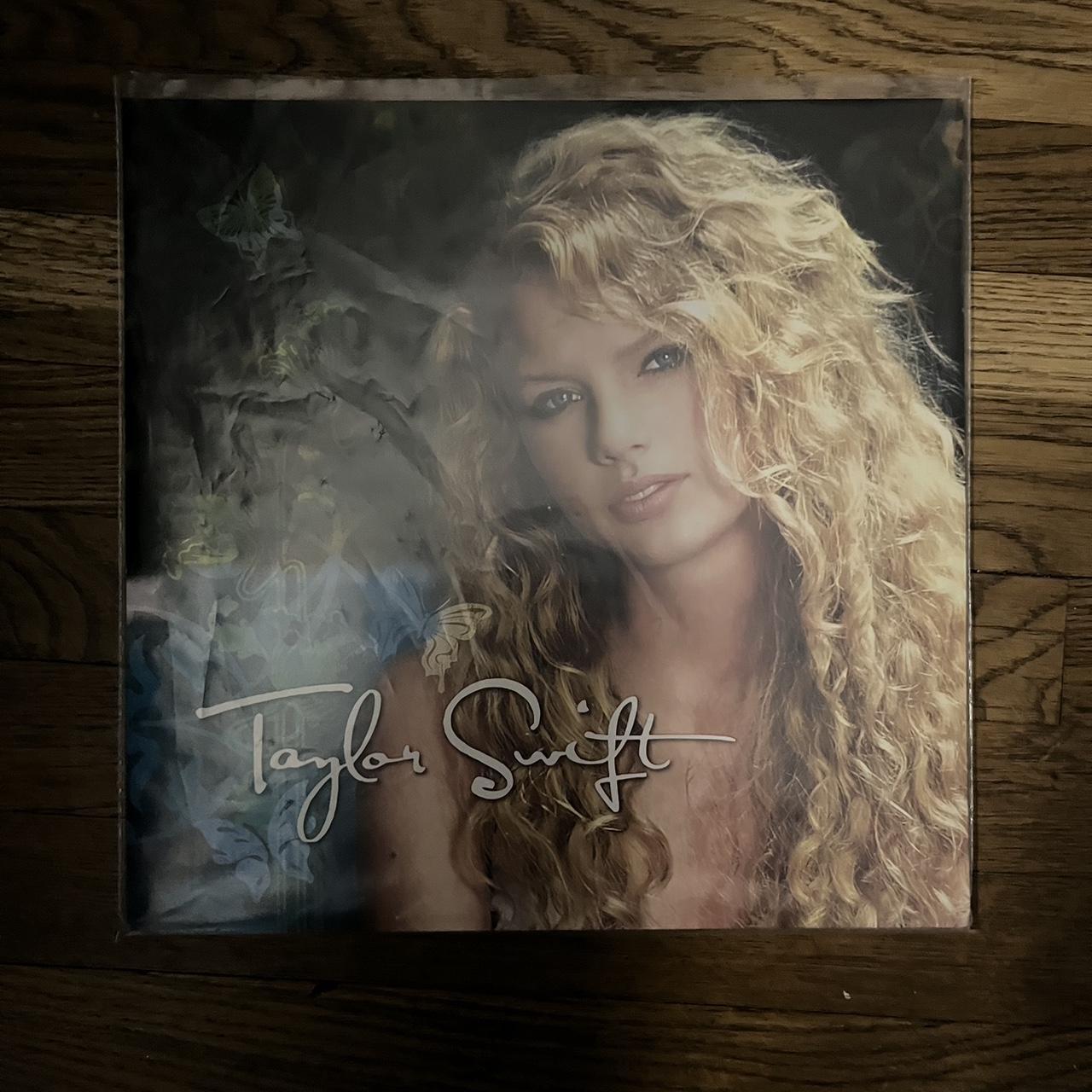 taylor swift debut album black lp in good condition... - Depop