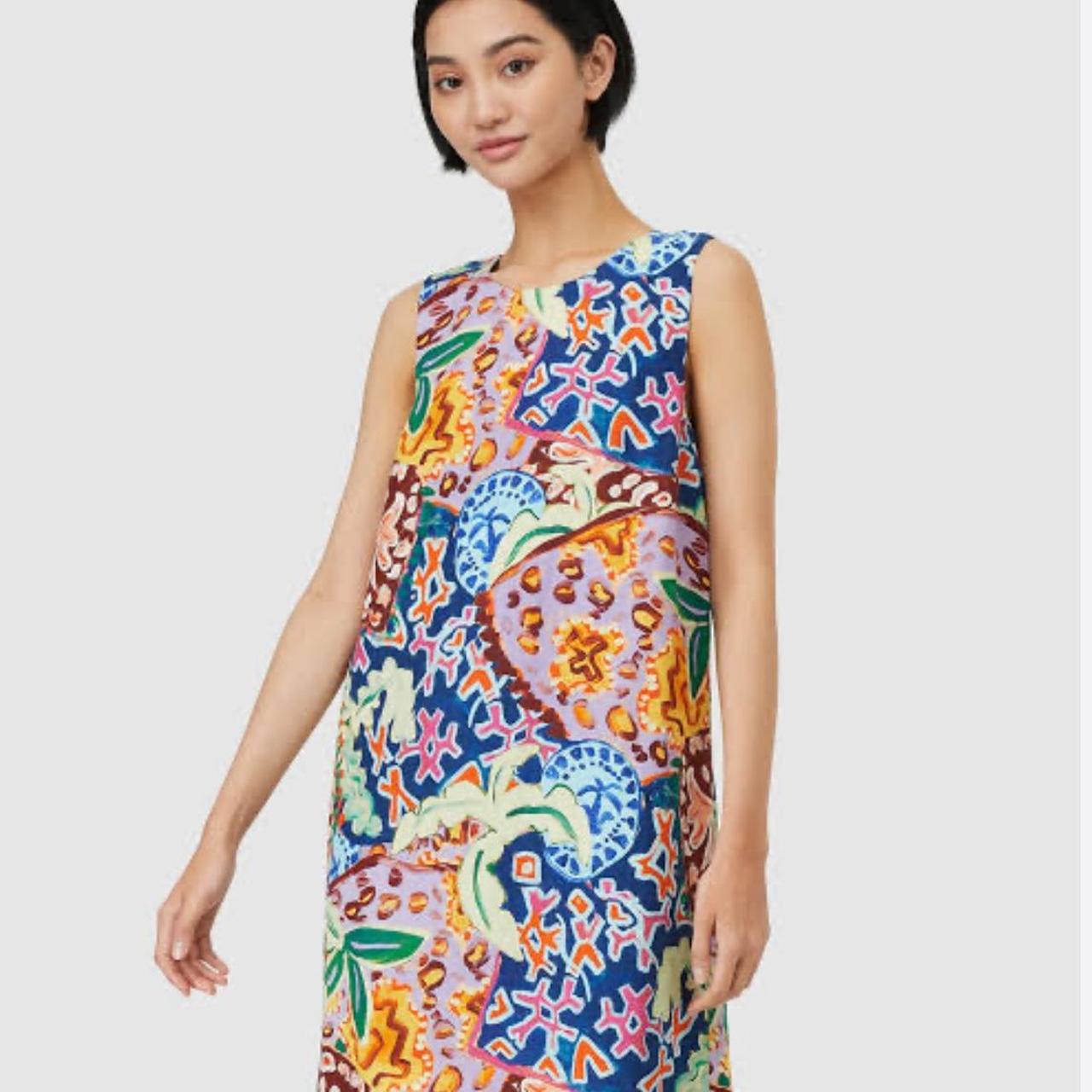 Gorman Paradiso shift dress. Colourful silk and... - Depop