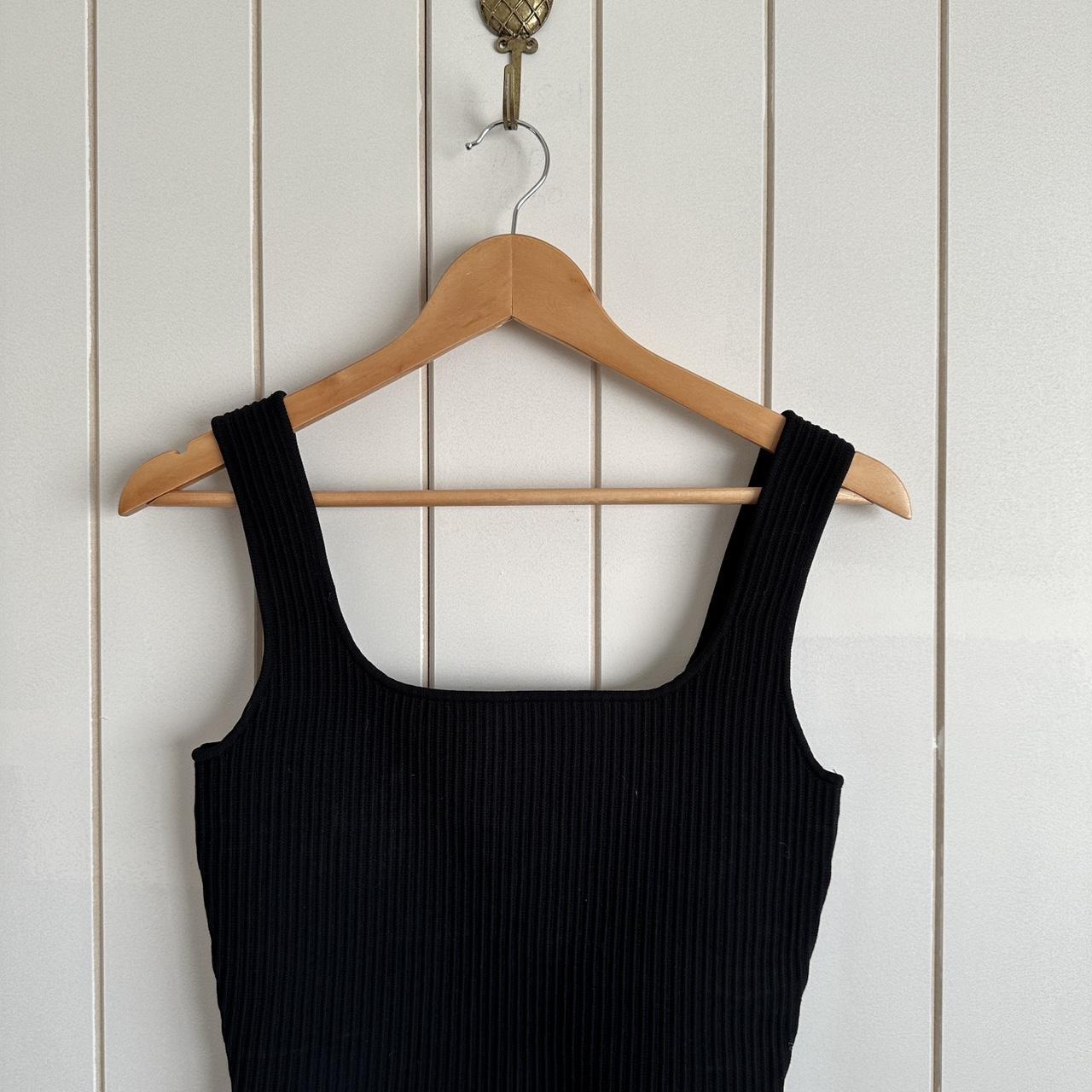 Ghanda basic black tank size Au10-12 - Depop