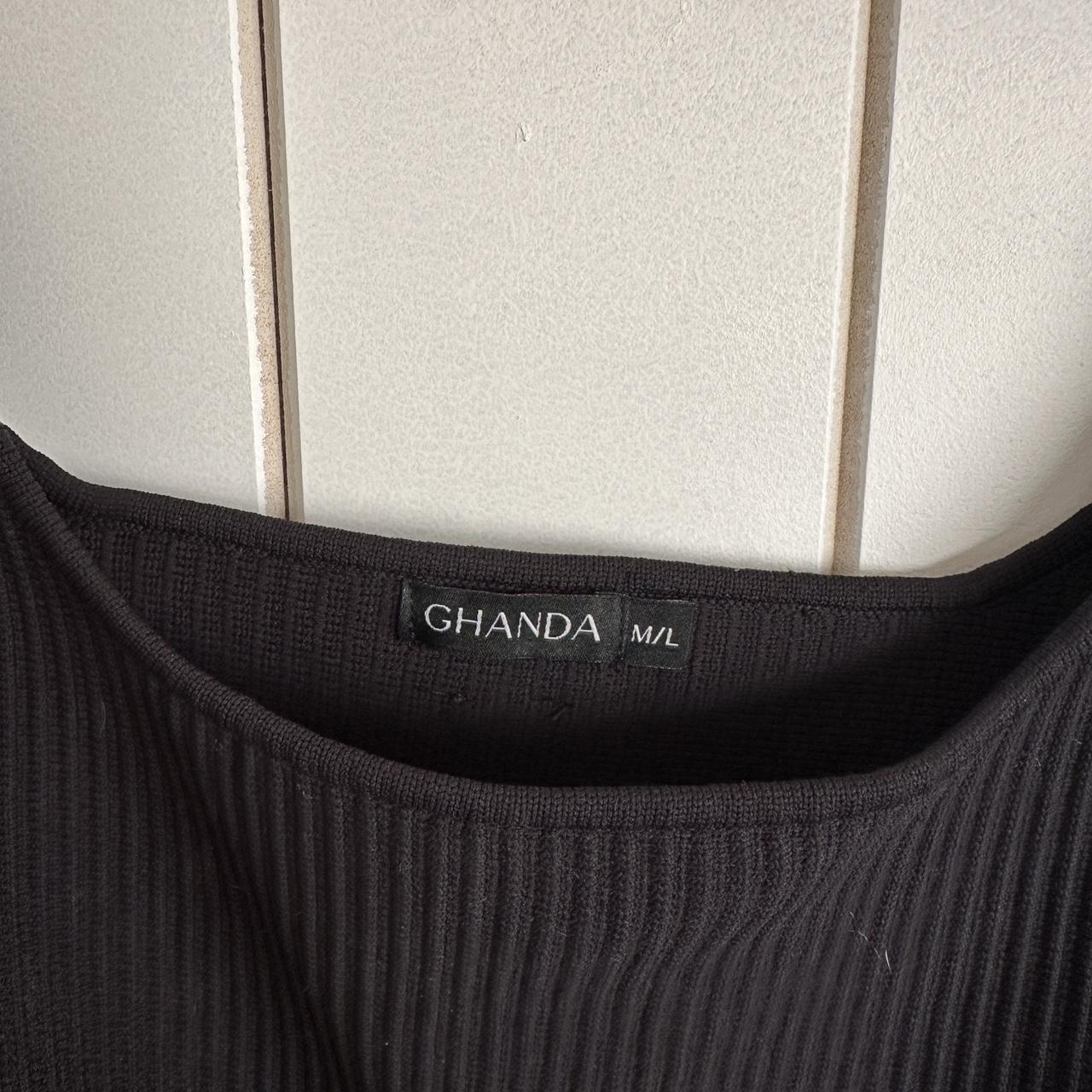 Ghanda basic black tank size Au10-12 - Depop