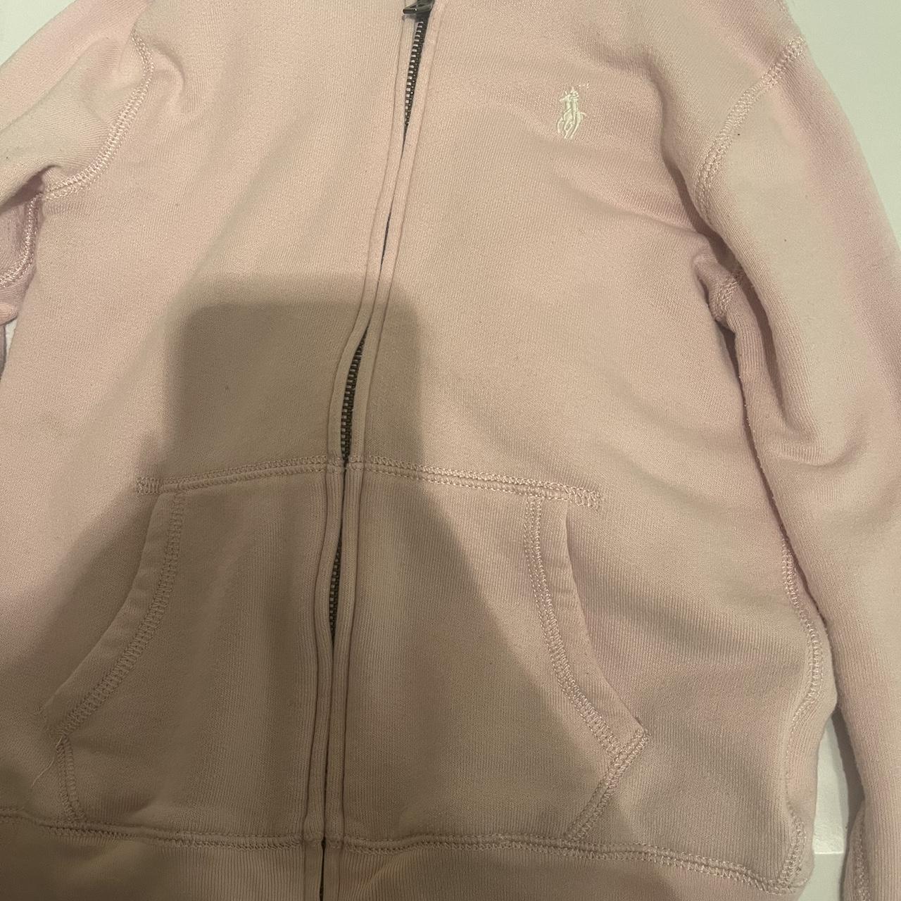 retail price:60 medium kids pink polo jacket. Only... - Depop