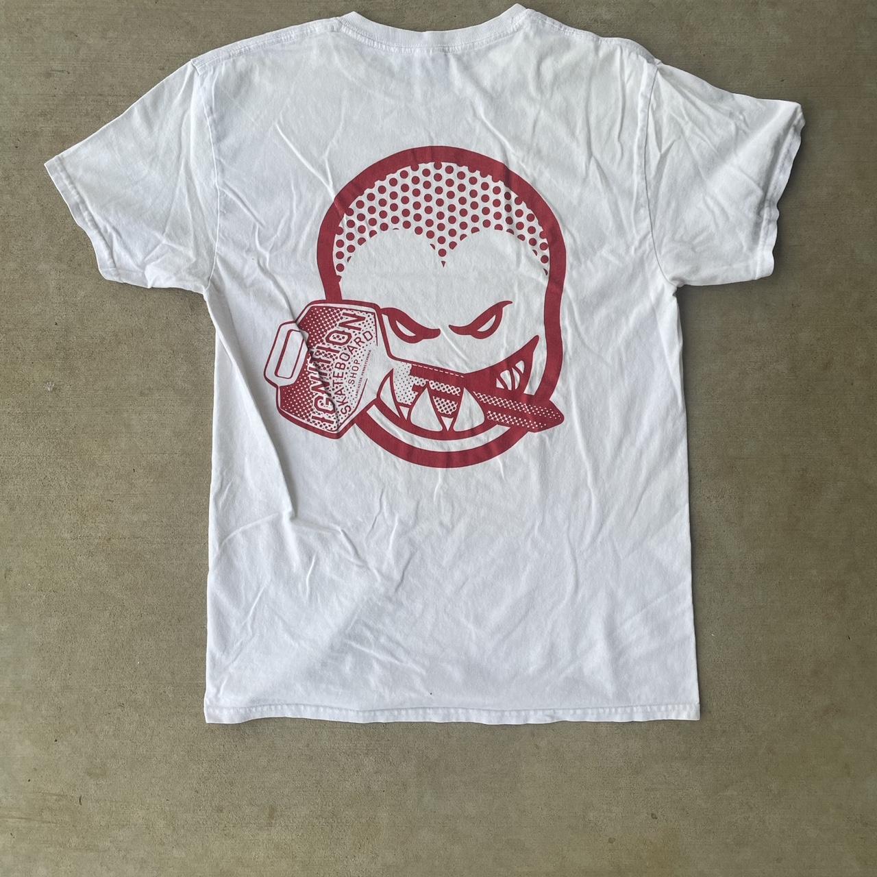 vintage spitfire tee tag is cut fits L 27x18.5 good... - Depop