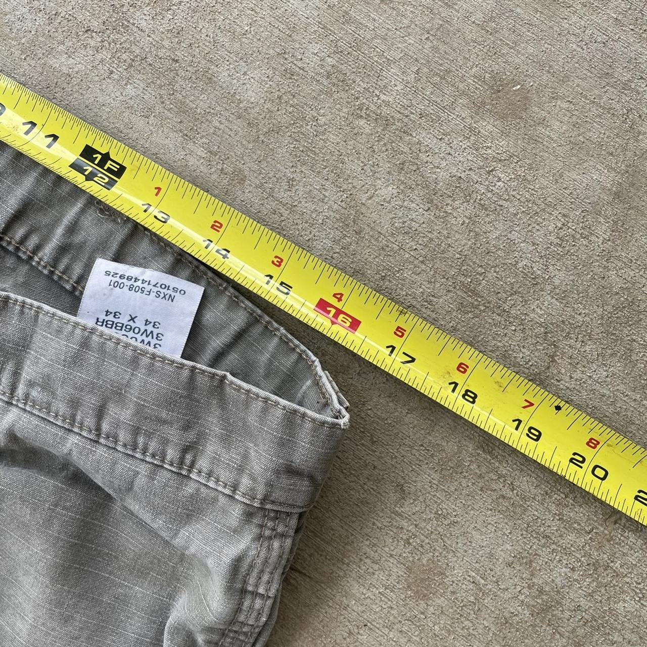 distressed wrangler riggs work pants tagged 34x 34... - Depop