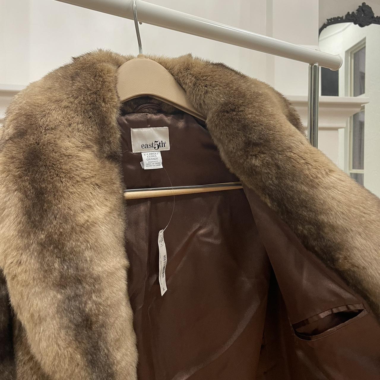 chinchilla fuax- fur coat winter teddy jacket... - Depop