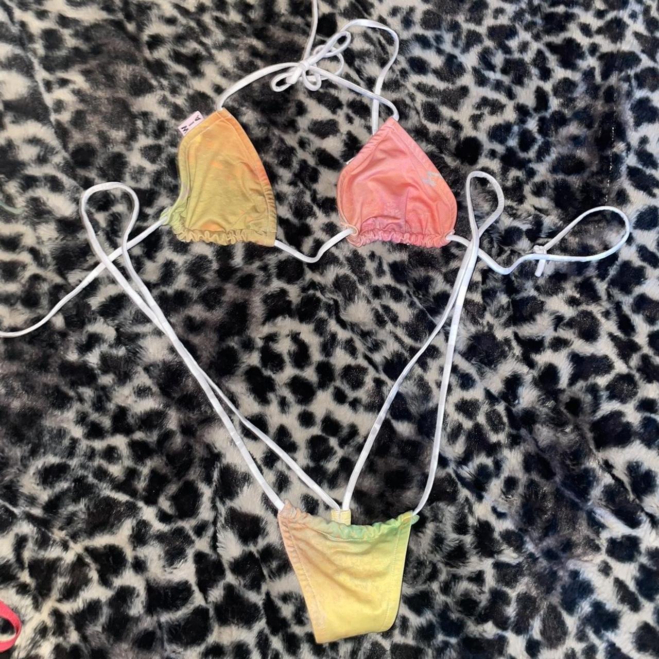 Wia collection suspender thong and top one size... - Depop