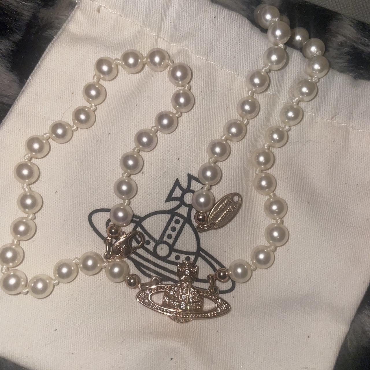 Authentic Rose gold Saturn planet Vivienne Westwood... - Depop