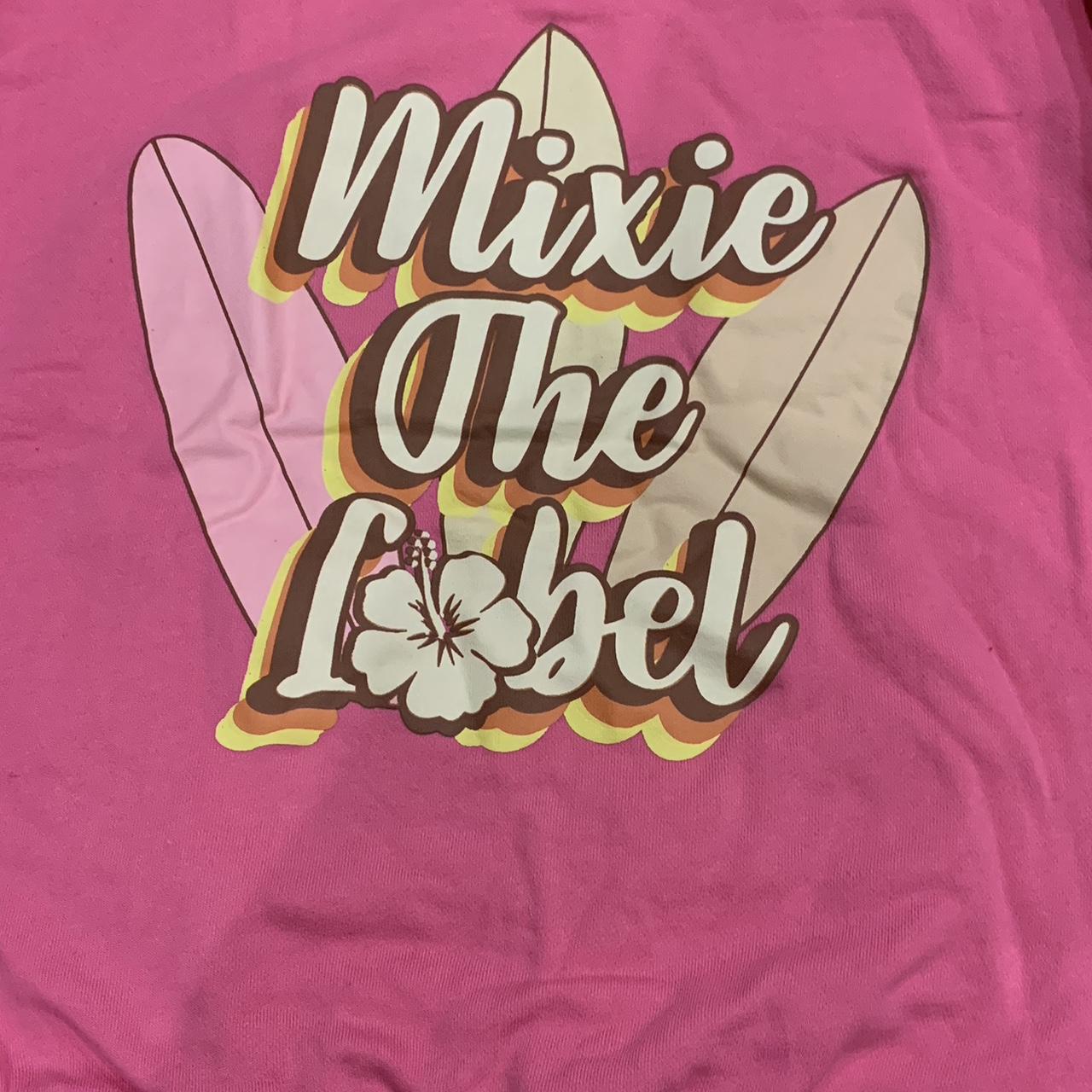 mixie the label print hoodie size M ⭐️ never worn ⭐️... - Depop