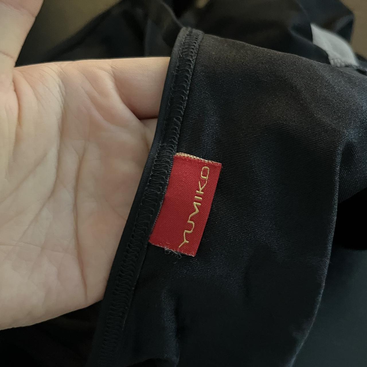 YUMIKO Marisa Leotard Color: Black/Black Size: XS... - Depop