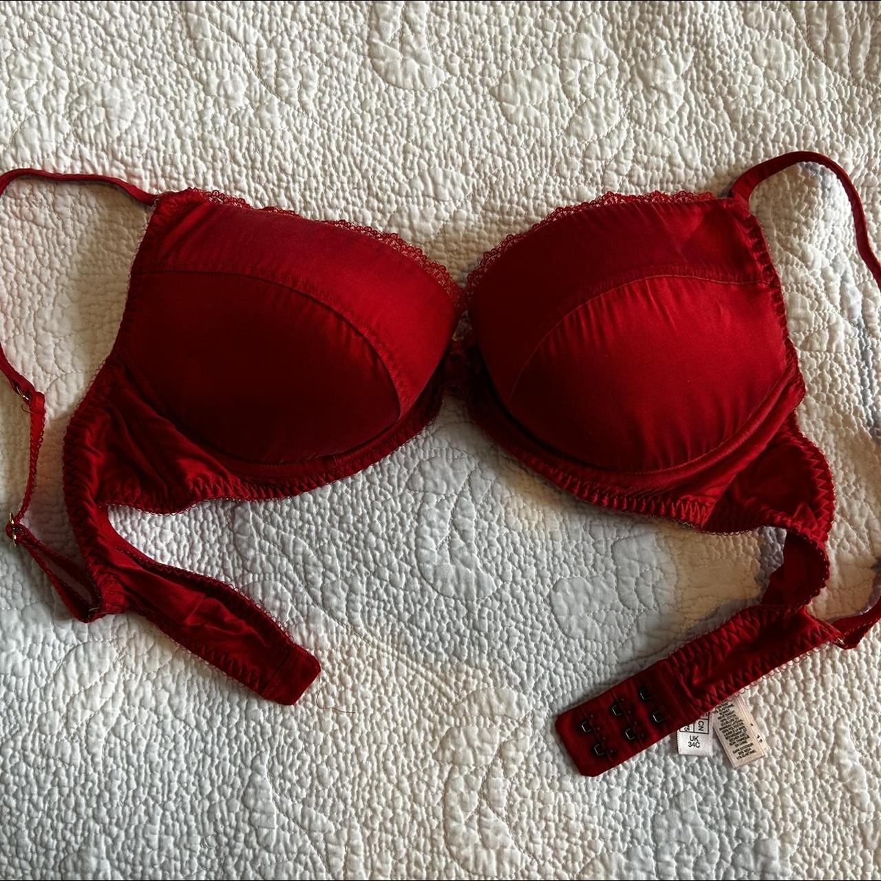 Red Silk Agent Provocateur Bra #sexy # LaPerla... - Depop