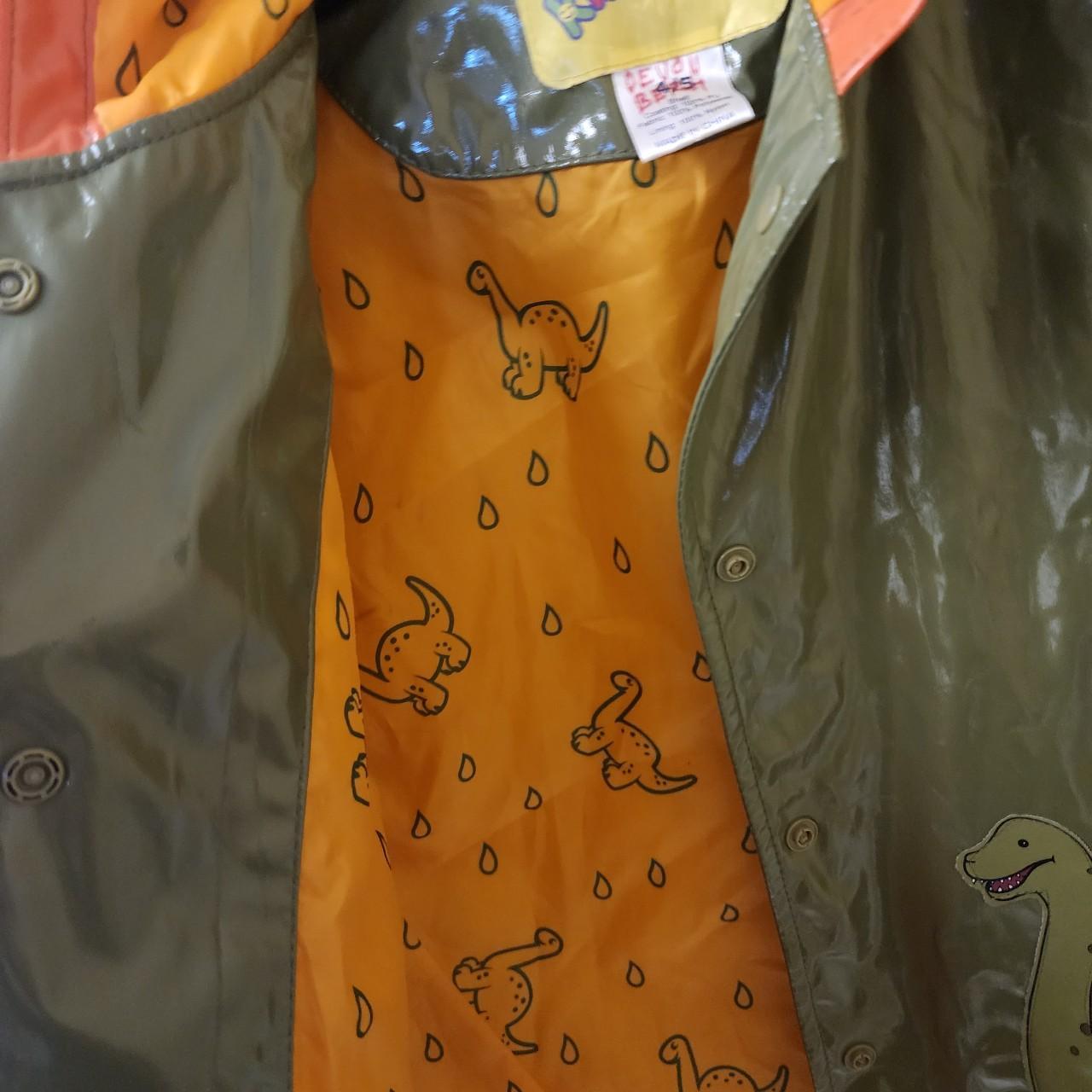 Kidorable Dinosaur Rain Jacket Coat Size... - Depop