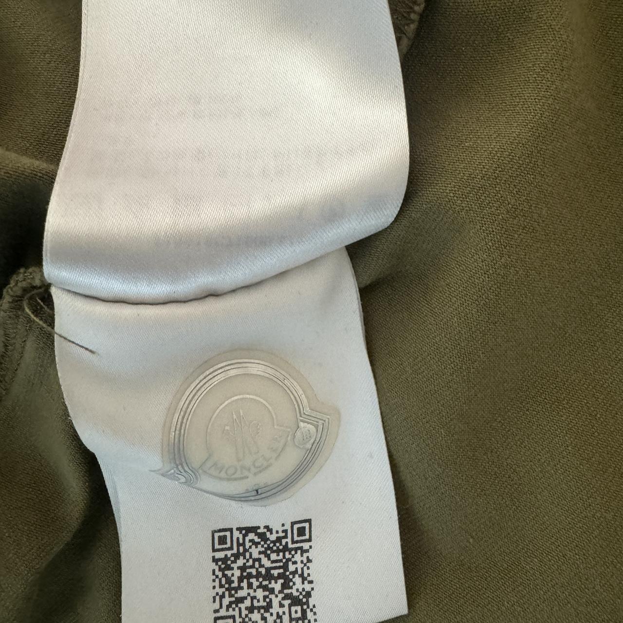 Moncler T shirt - Medium - Genuine check QR code -... - Depop