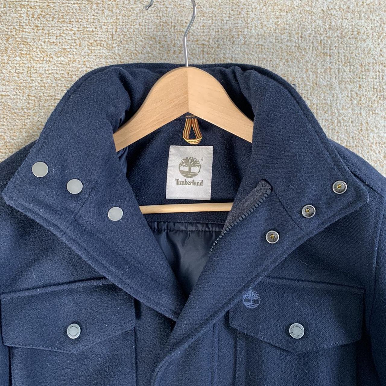 Timberland Men's Navy and Blue Jacket | Depop