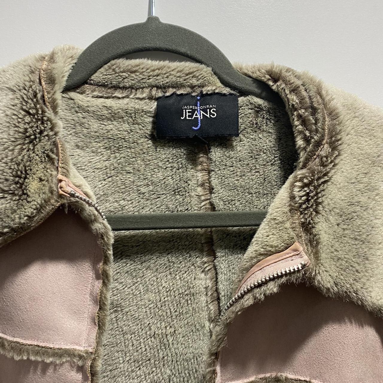 JASPER CONRAN DUST PINK SUEDE AVIATOR JACKET💓 SIZE... | Depop