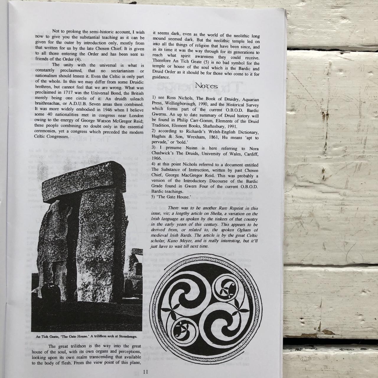 2 x Vintage Pagan Druid Magazines The Druids... - Depop