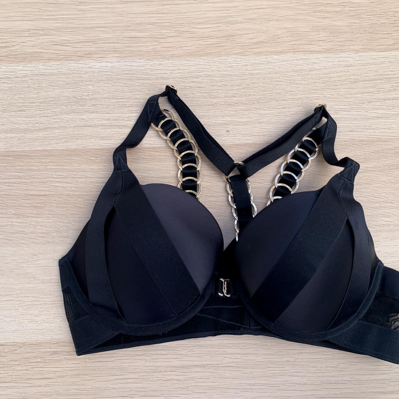 Honey Birdette Women's Black Bra | Depop