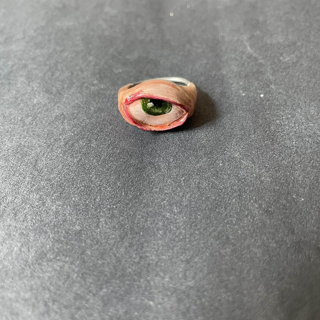 Eye shaped ring dm for custom color and size... - Depop