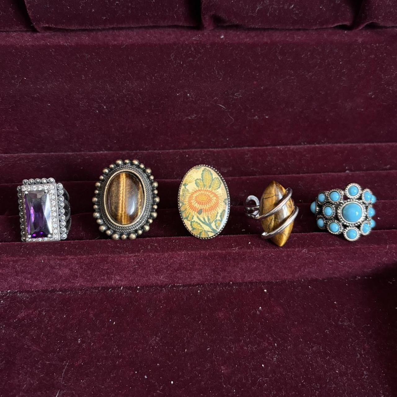 chunky rings! Sold: 2,3,4 - Depop