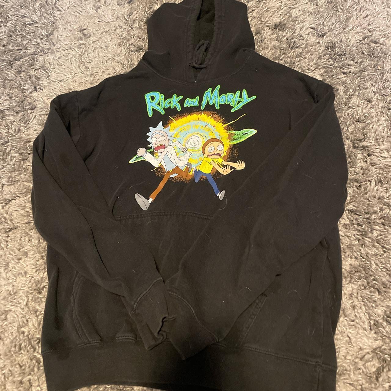 Rick and morty hoodie used but no flaws - Depop