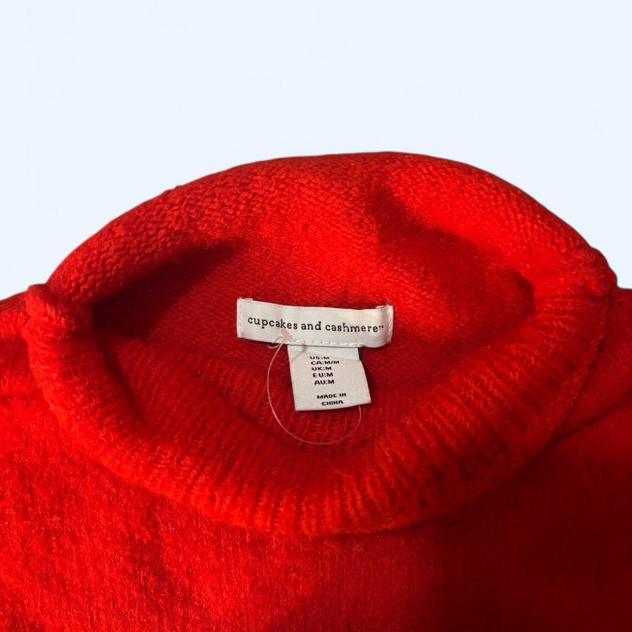 cupcakes and cashmere red heart sweater -size... | Depop