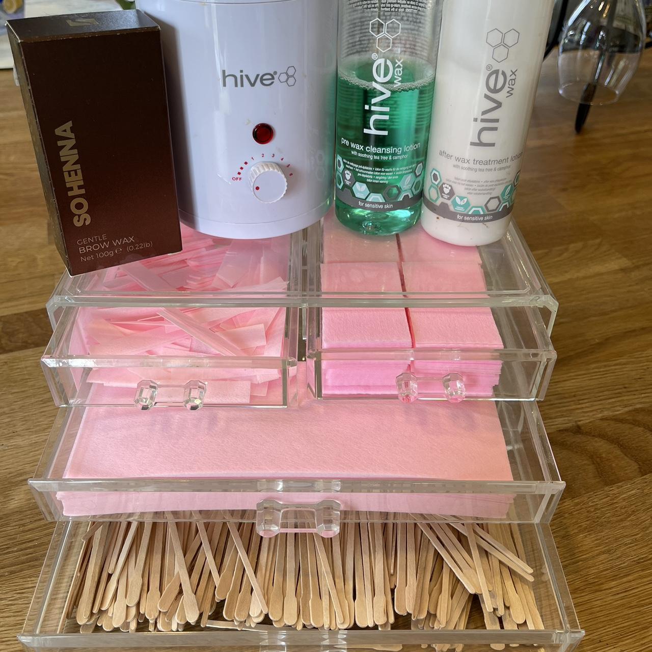 Hive wax kit, wax in pot and just unde half a box | Depop