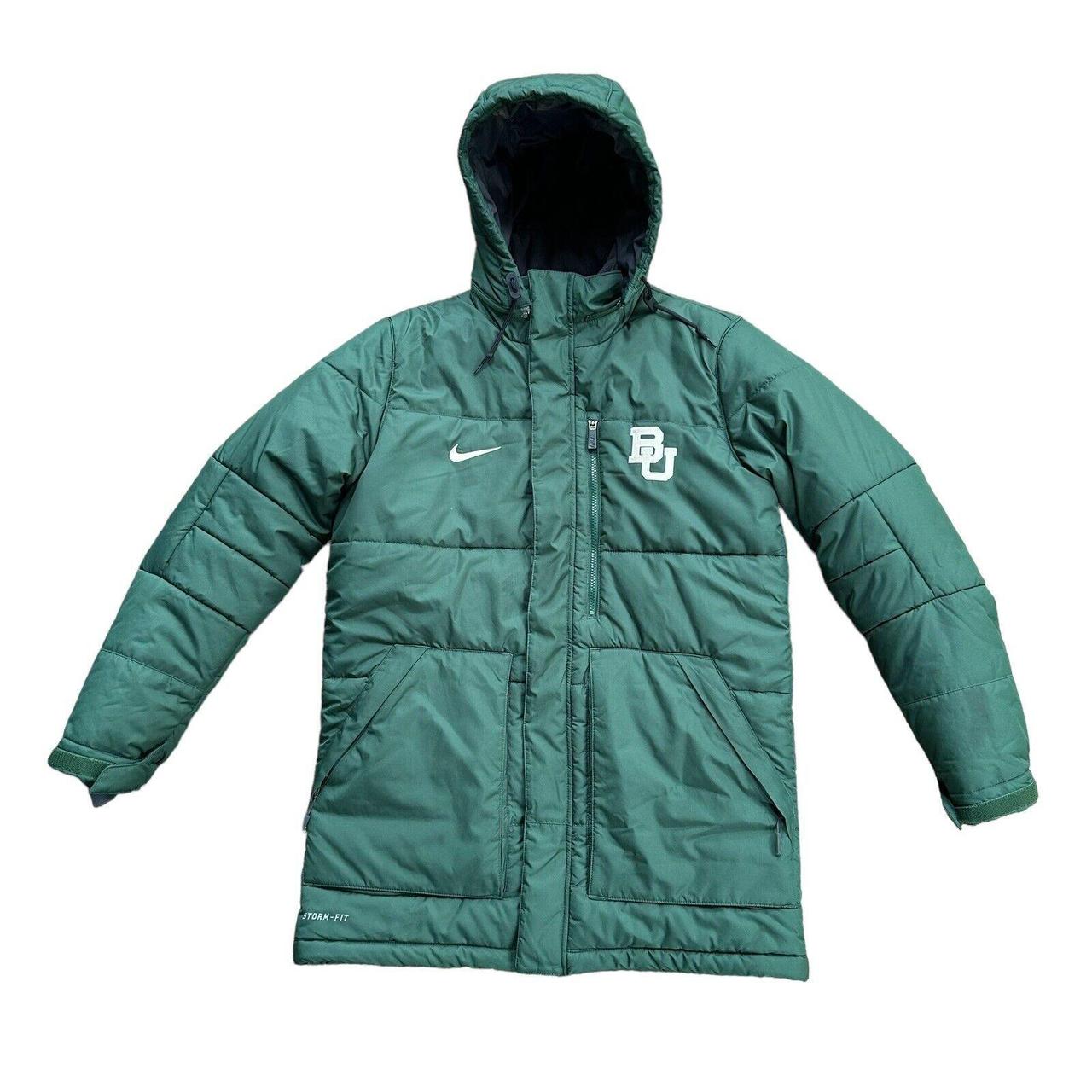 Nike Baylor University Winter Zipper Jacket - Storm... - Depop