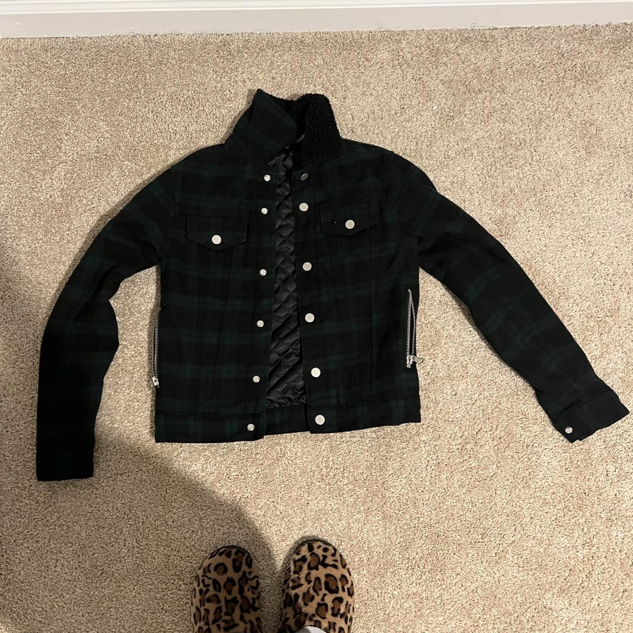 Mnml Flannel Jacket - Depop