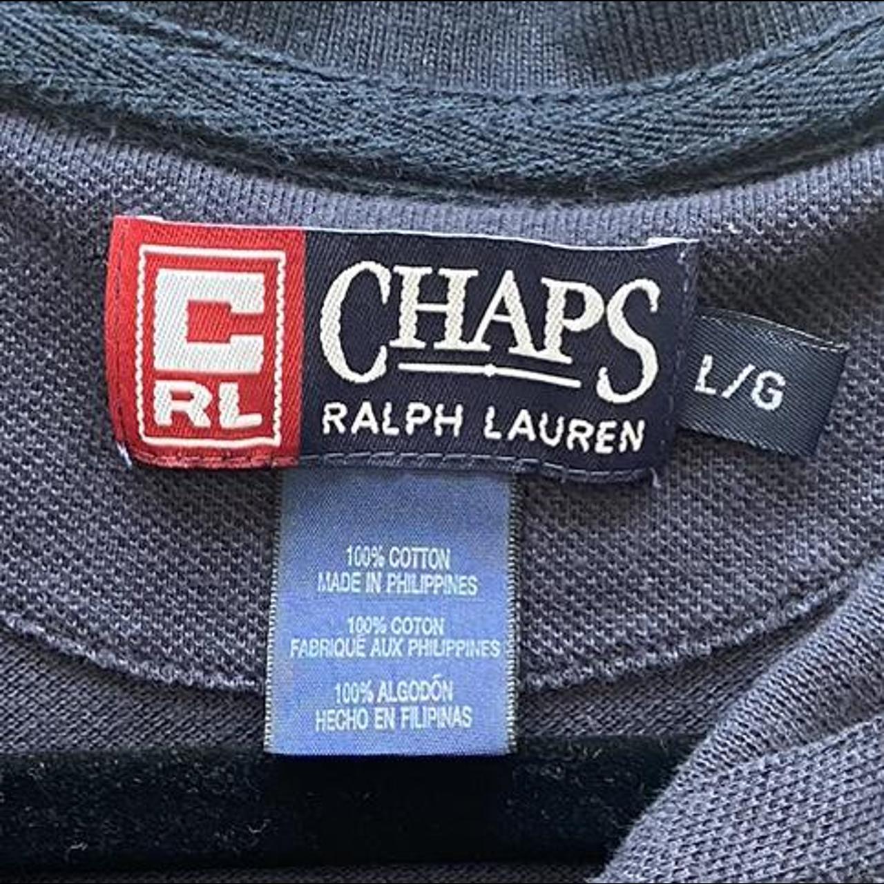 Vintage Chaps Polo Shirt🫐 Cool 80s like... - Depop