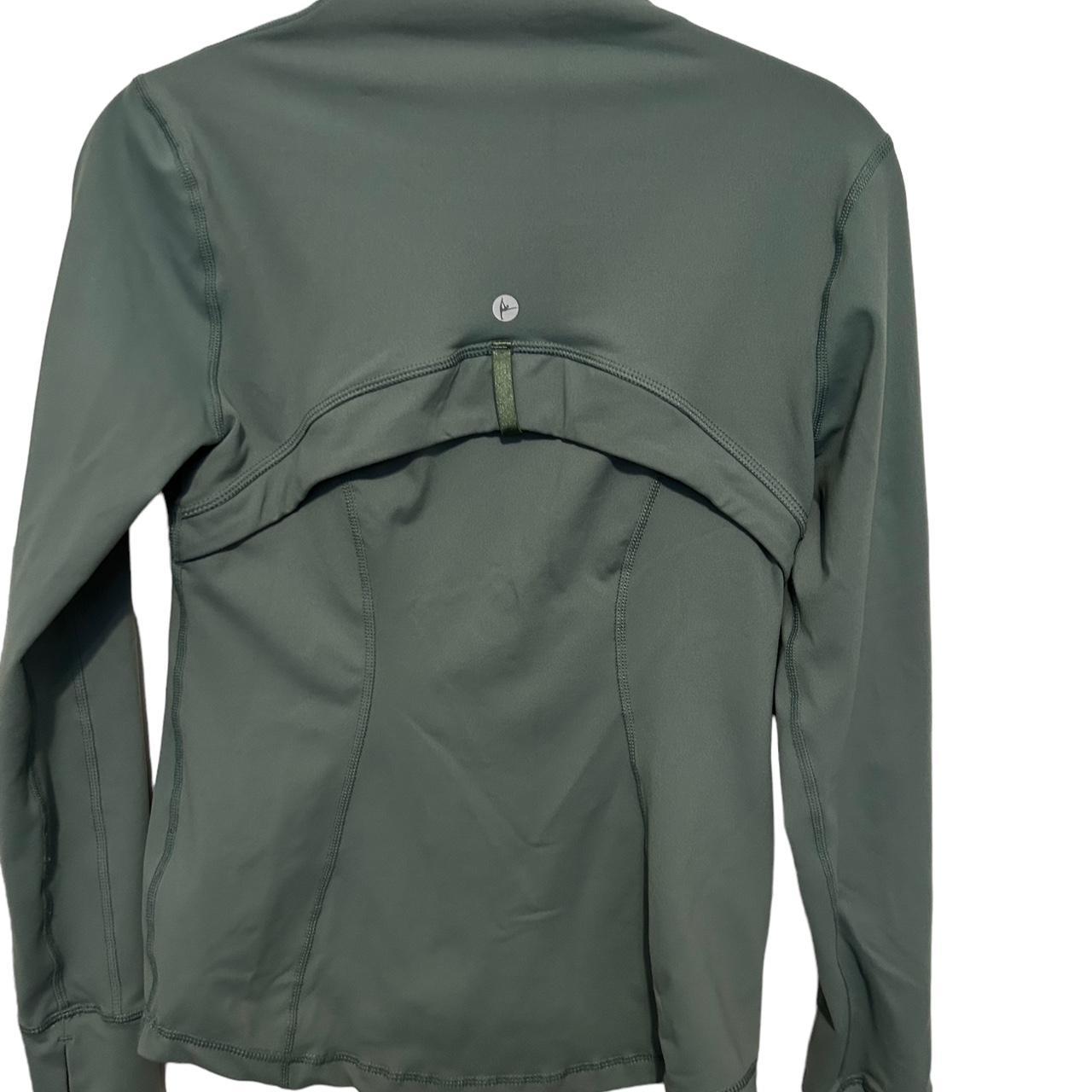 90 degree by reflex green FULL ZIP RUNNER JACKET... - Depop