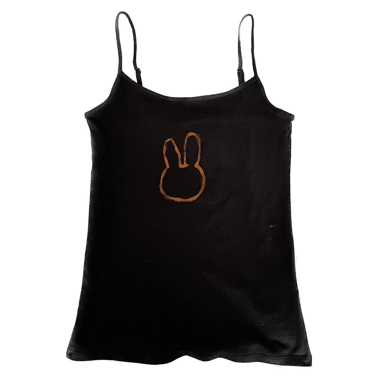handmade y2k orange miffy outline cami in colour:... - Depop