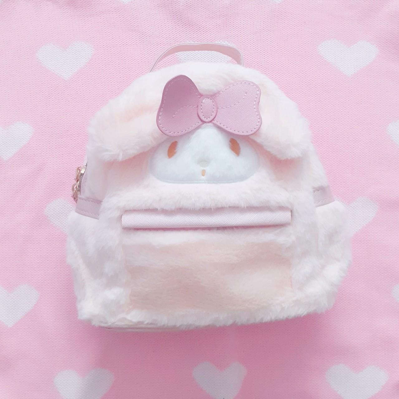 Pastel fluffy pink mini my melody bag!!!... - Depop