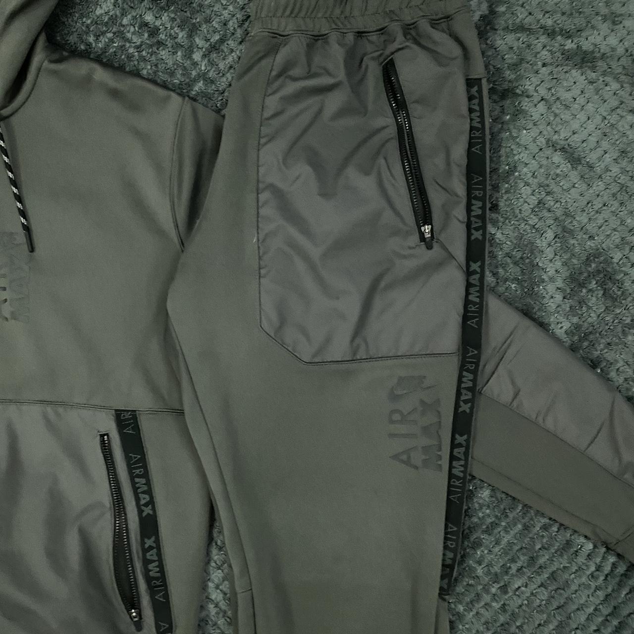 Greyish / Bronze old Nike air max tracksuit size... - Depop