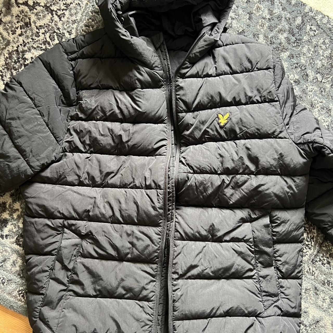 Lyle and Scott black puffer/ jacket Only worn... - Depop