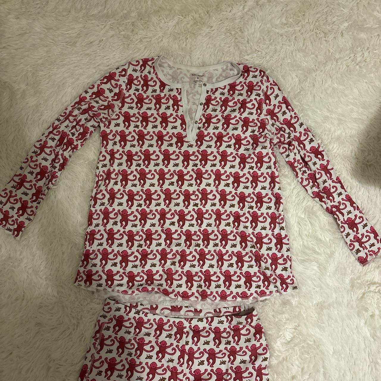 Barley worn, size small. Monkey Roller Rabbit PJs.... - Depop