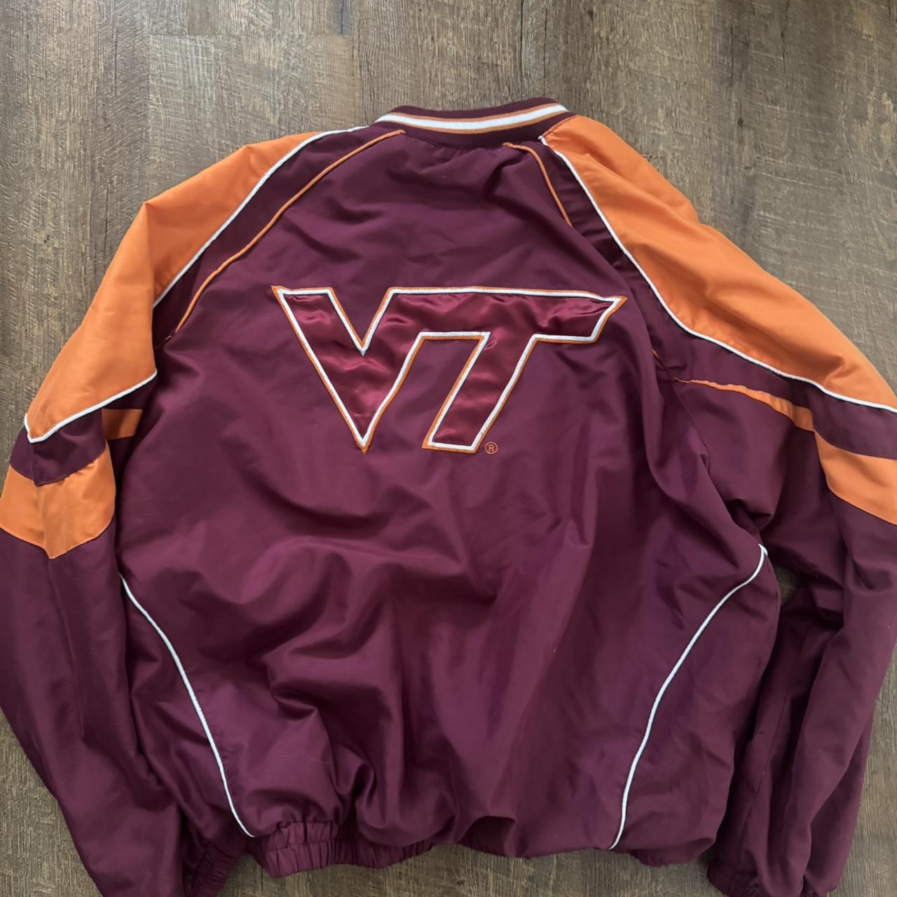 Virginia Tech jacket windbreaker pullover... | Depop